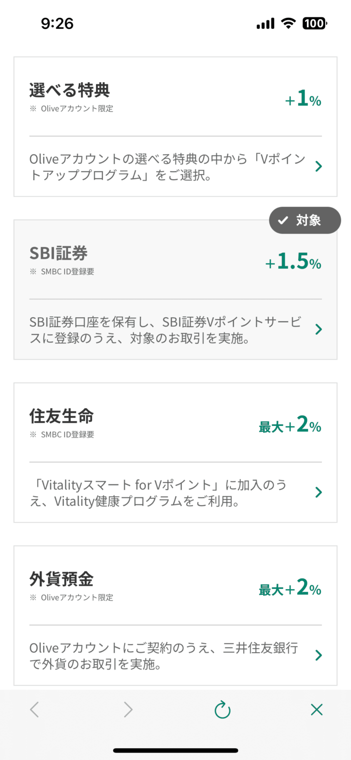 【Vポイントアッププログラム攻略方法】SBI証券のポイントが反映されない時は？